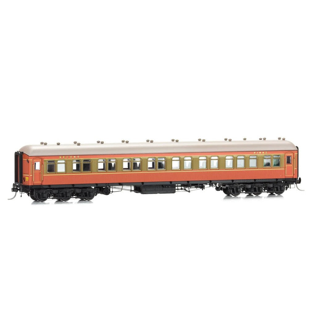 Eureka Models HO NCR 4 Car Set - Tuscan and Russet – Hobbyco