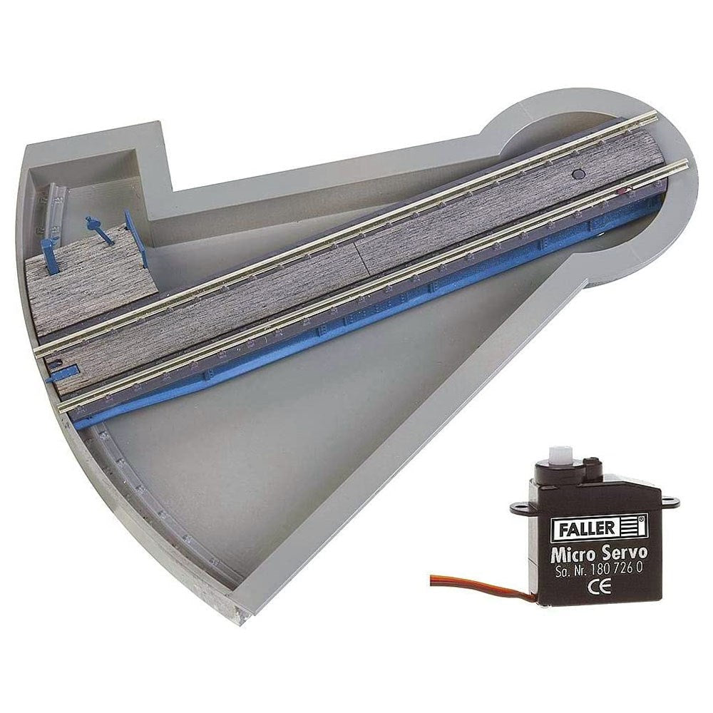 Faller HO Segment Turntable with Servo – Hobbyco