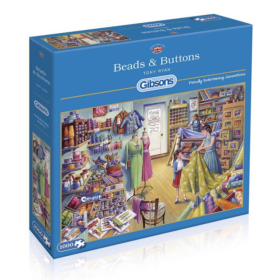 Gibsons 1000pc Beads and Buttons – Hobbyco