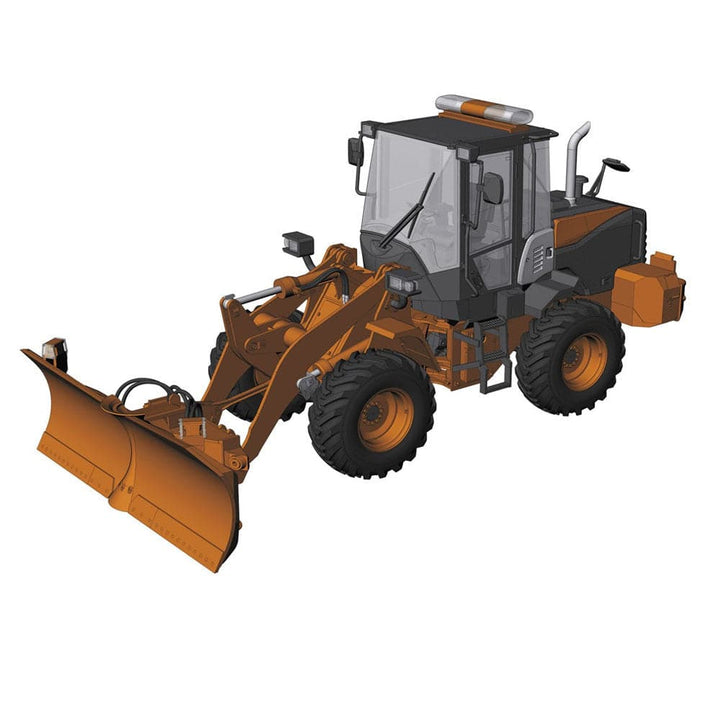 1/35 HITACHI WHEEL LOADER ZW100-6 MULTIPLOW (SNOWPLOW) WORKING MACHINE
