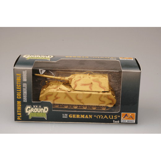 Easy Model 36205 1/72 Maus Tank German Army Factory Designed Assembled ...