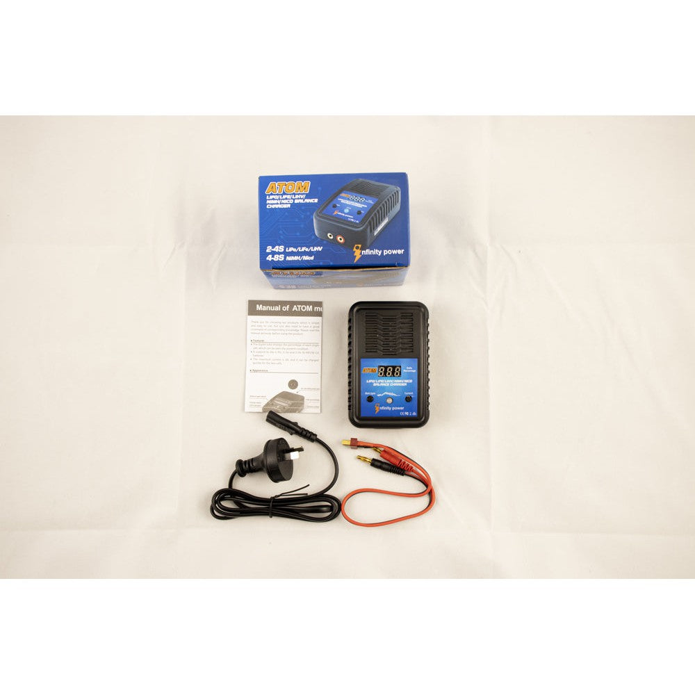 Infinity Power Infinity Power ATOM Charger AC 3.0A 2-4S Lipo/LiHV - 4 ...