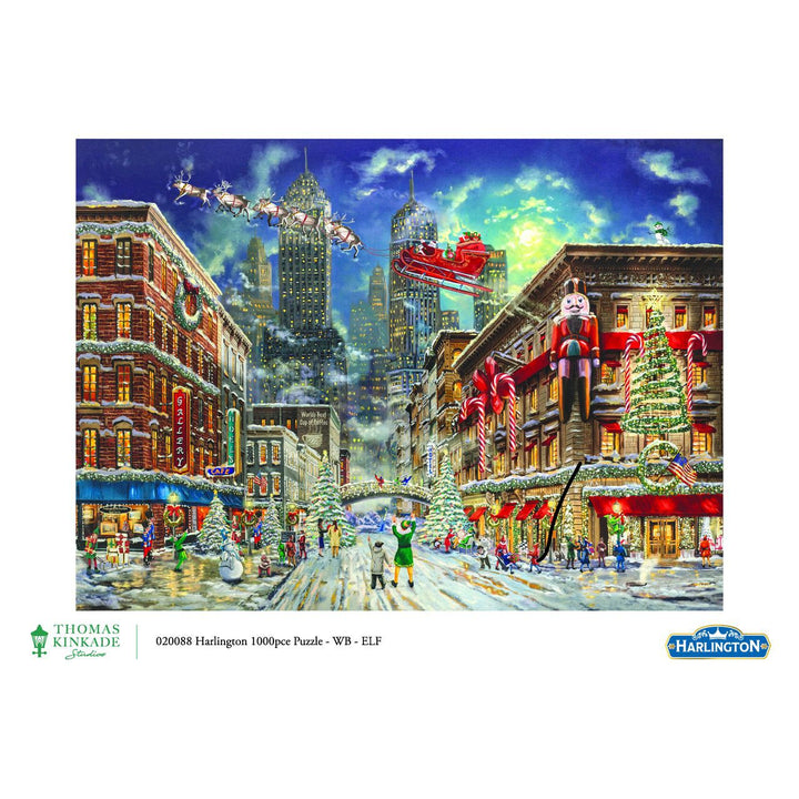 Harlington 1000pc Thomas Kinkade: WB - Elf Puzzle – Hobbyco