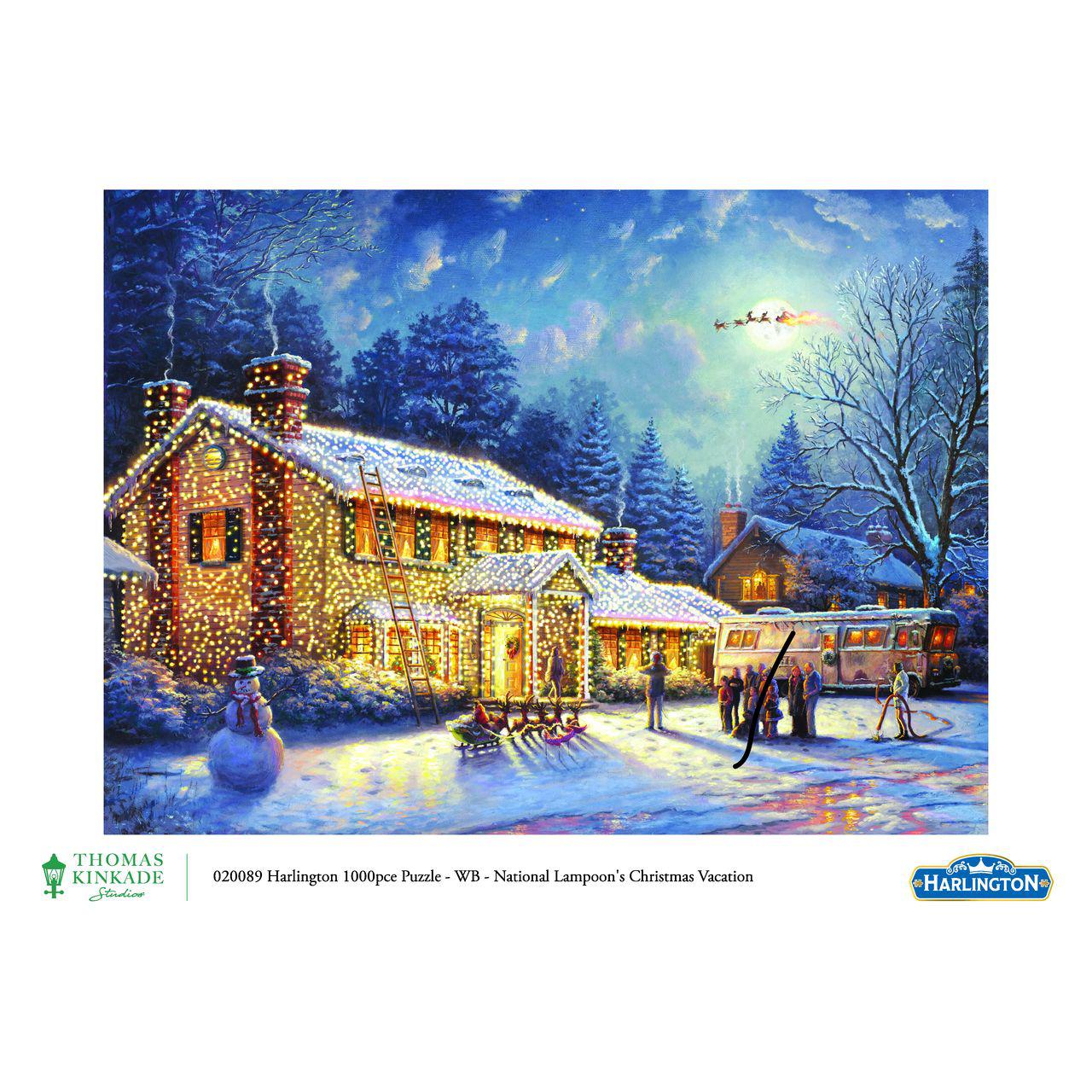 Harlington 1000pc Thomas Kinkade - WB National Lampoon's Christmas ...