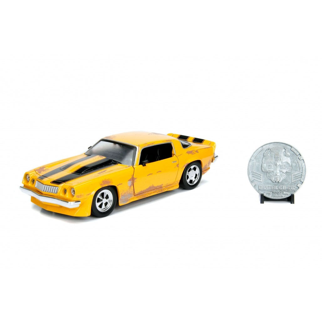 1/24 1977 Chevy Camaro Transformers with Collectible Coin