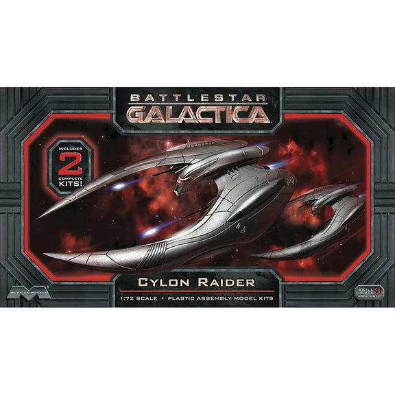 959 1/72 Battlestar Galactica Cylon Raider 2 Pack Plastic Model Kit