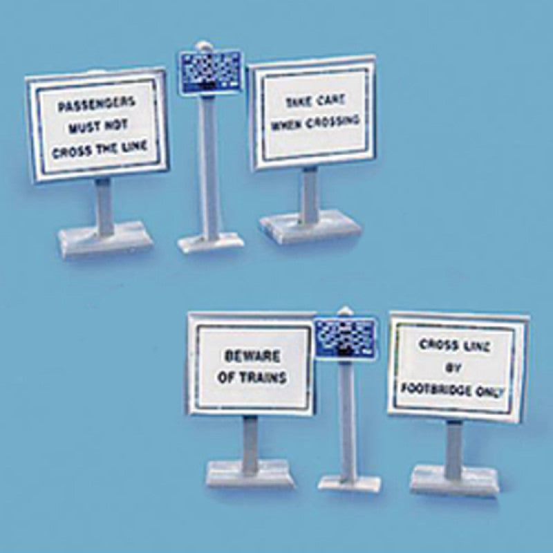Model Scene OO Tresspass and Board Signs – Hobbyco