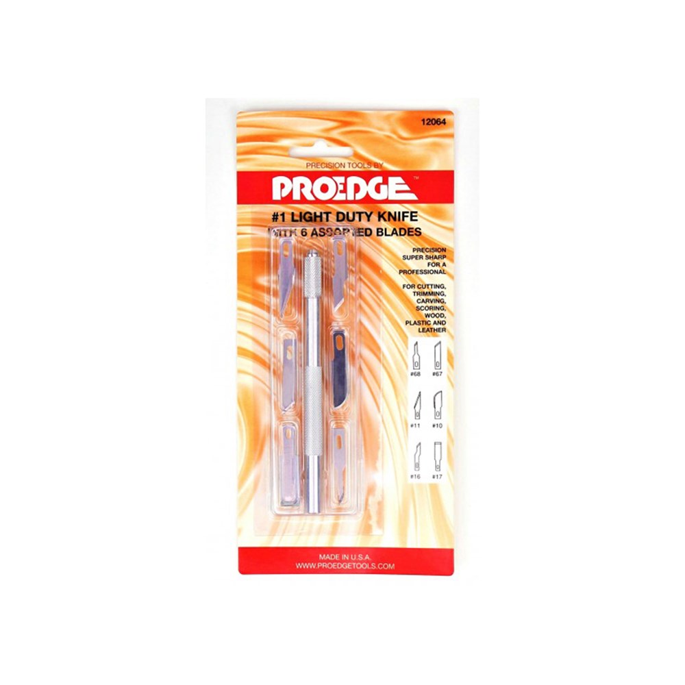 Proedge 1 Handle w/6 Assorted Blades – Hobbyco