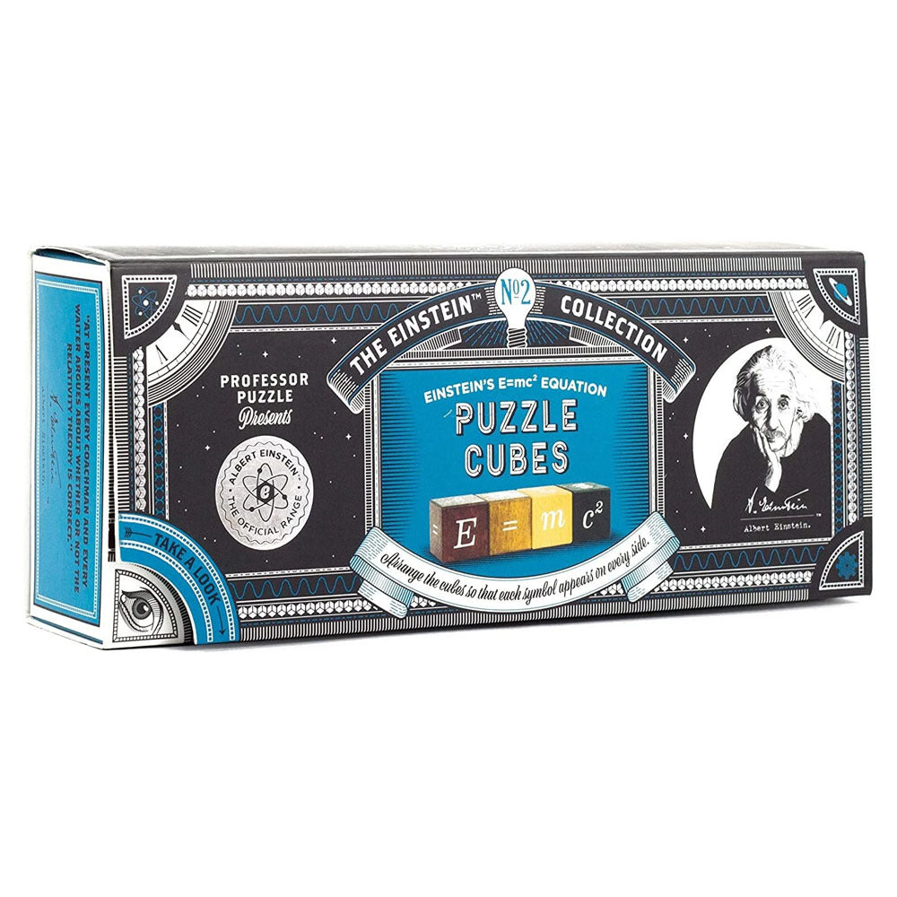 Professor Puzzle The Einstein Collection E=mc? Puzzle Cubes – Hobbyco