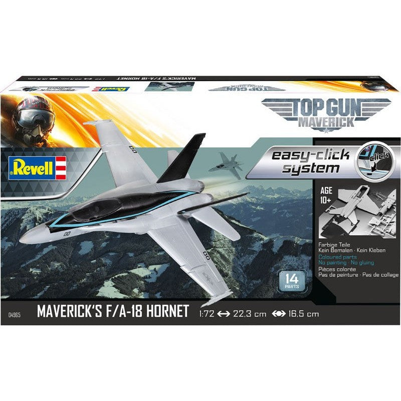 Revell 1/72 Top Gun F/A18 Hornet Top Gun (EasyClick System)
