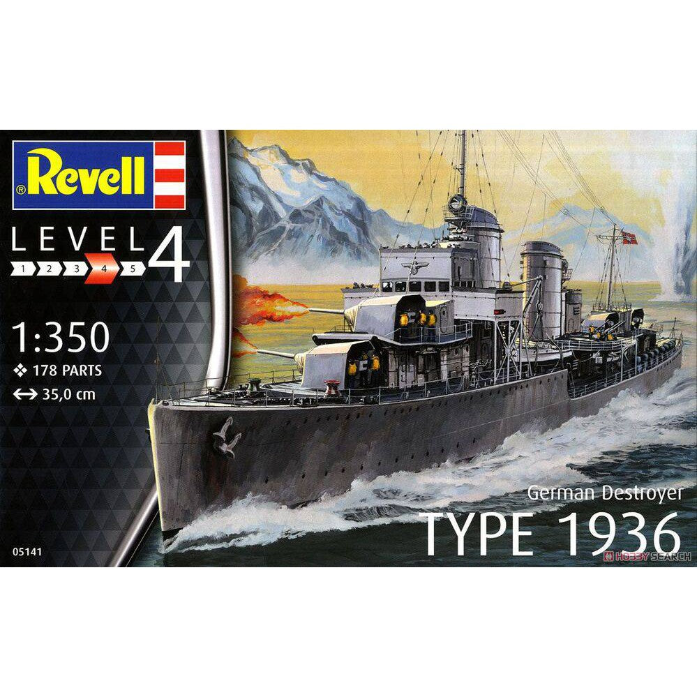 1/350 German Destroyer Type 1936