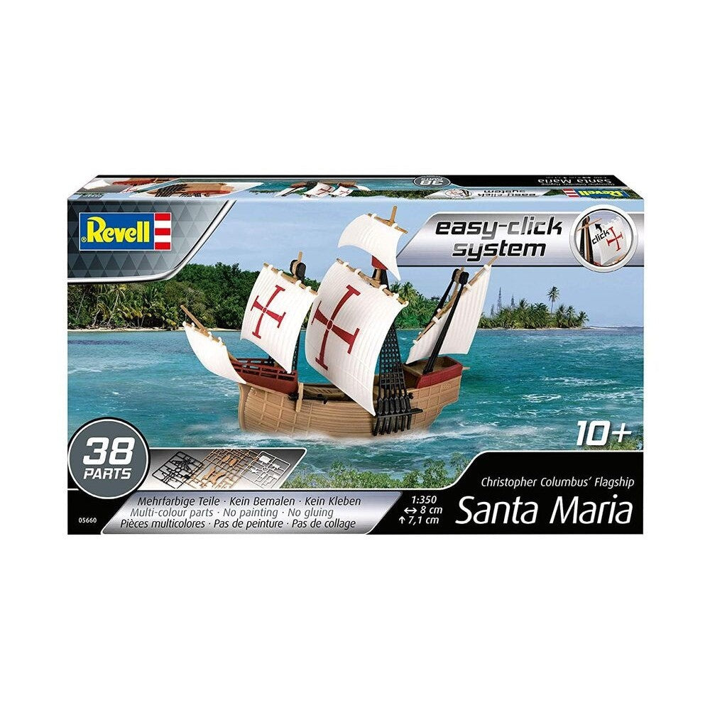 Revell 1/350 Santa Maria EasyClick System – Hobbyco