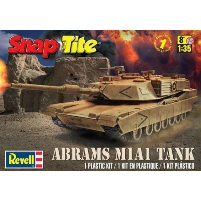 1/35 Snap Tite/ Abrams M1A1 Tank