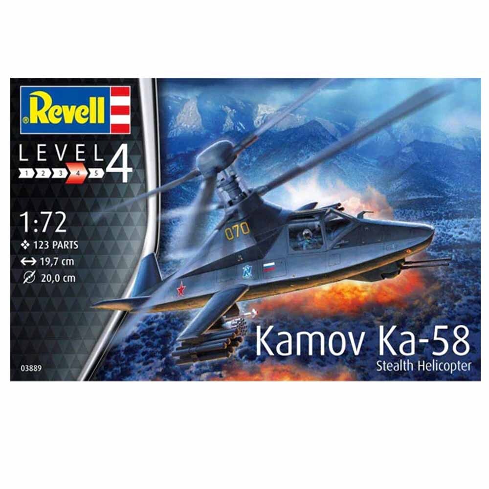 1/72 Kamov Ka58 Stealth Helicopter Model Set