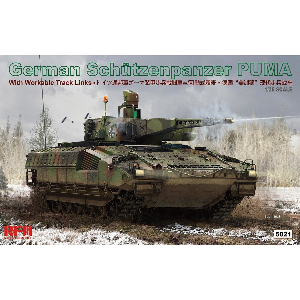 5021 1/35 Sch tzenpanzer Puma w/workable track links Plastic Model Kit