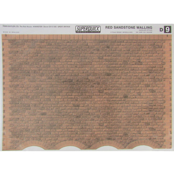 Red Sandstone Ashlar Walling