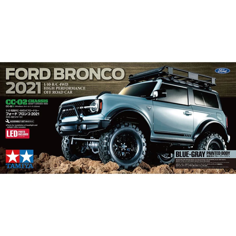 Tamiya 1/10 RC Ford Bronco 2021 CC02 No Esc – Hobbyco