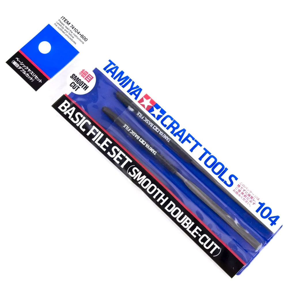 Tamiya Basic File Set Smooth/Double Cut – Hobbyco