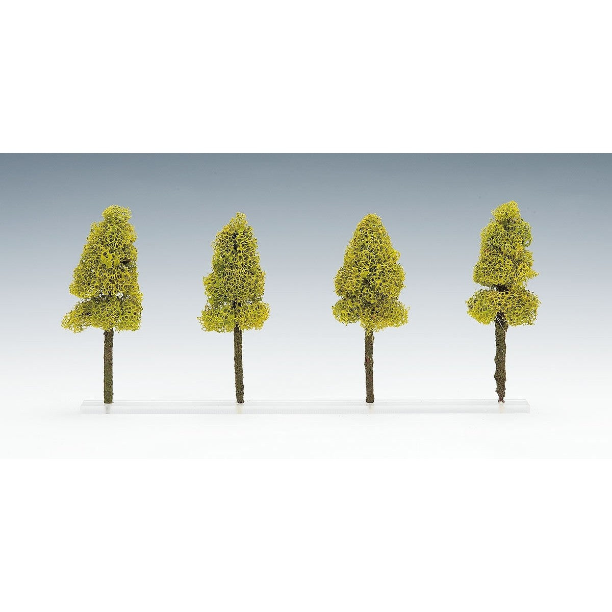 N Scale Deciduous Tree (Light Green/4pcs