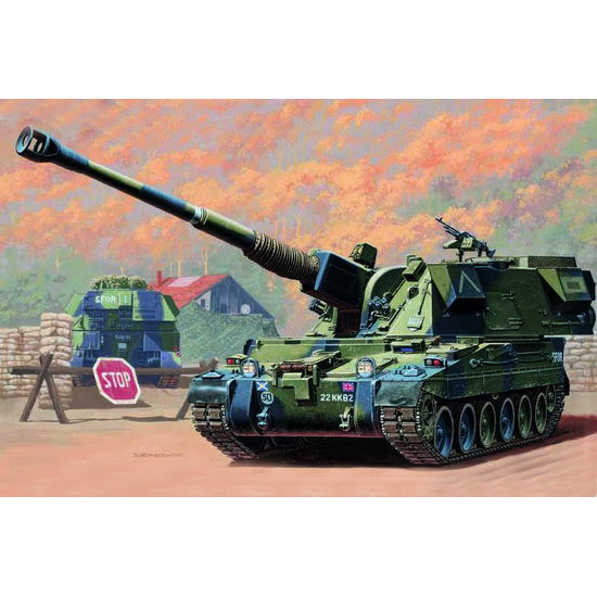 Trumpeter 00324 1/35 British 155mm AS90 Howitzer Plastic Model Kit ...