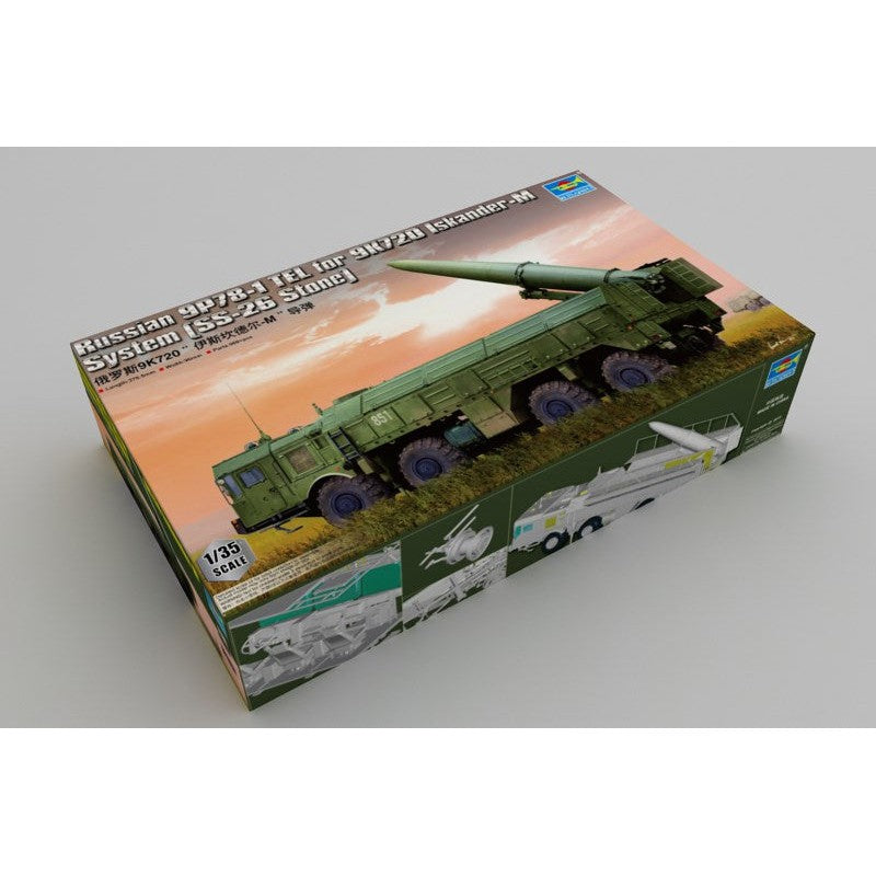 Trumpeter 01051 1/35 Russian 9P781 TEL for 9K720 IskanderM System SS26 ...
