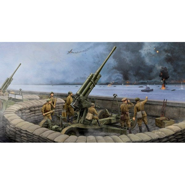 02342 1/35 Soviet 52K 85mm Air Defense Gun M1943 Late Version Plastic ...