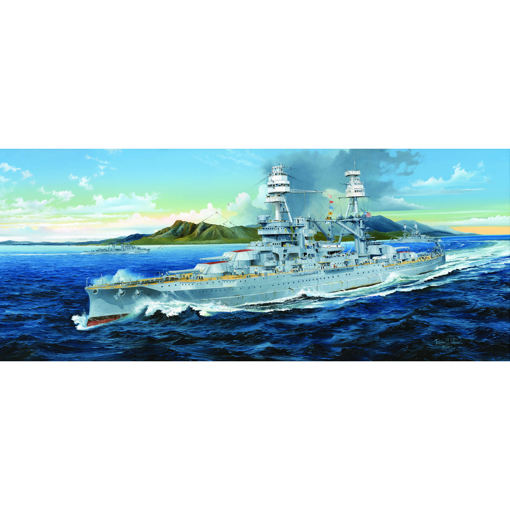 Trumpeter 03701 1/200 USS Arizona BB39 1941 Plastic Model Kit