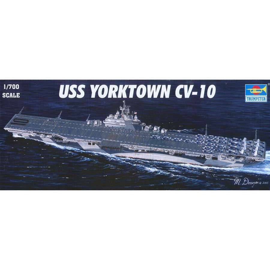 Trumpeter 05729 1/700 USS Yorktown CV10 Plastic Model Kit | Hobbyco ...