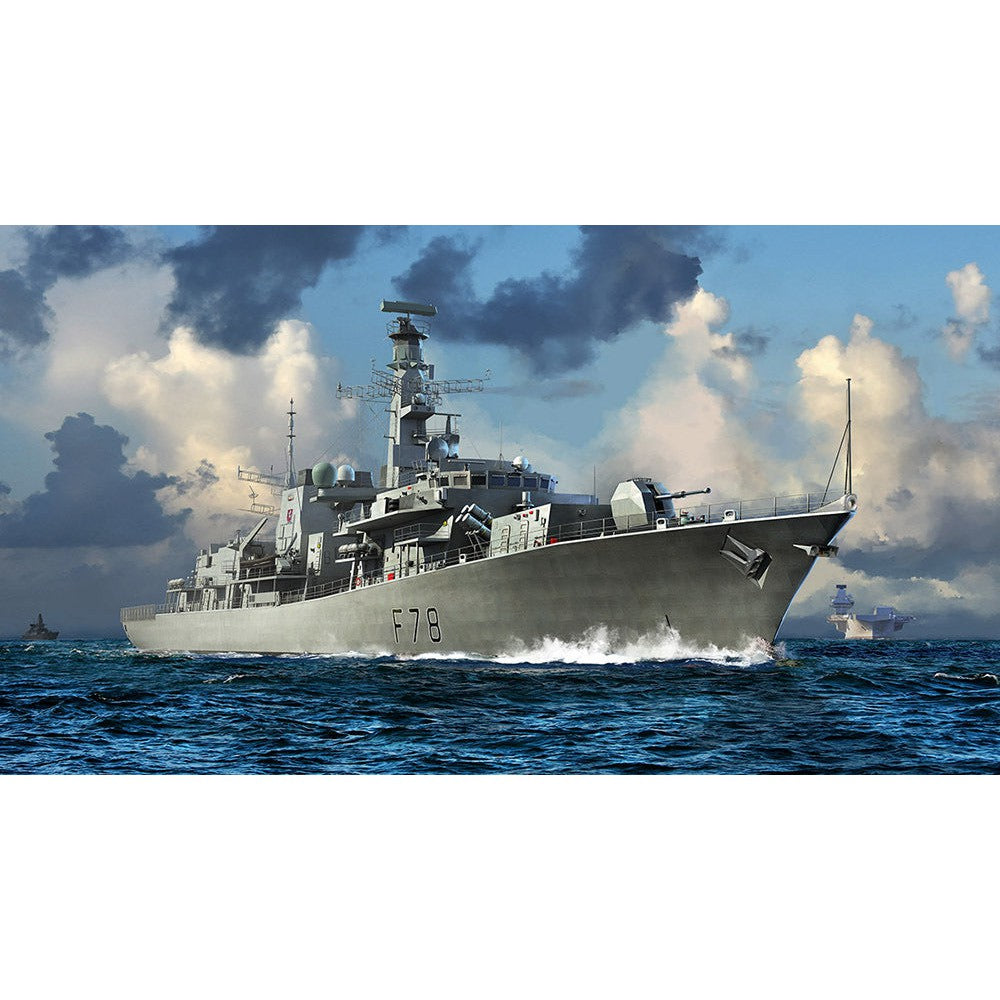 Trumpeter 06719 1/700 HMS Type 23 Frigate KentF78 Plastic Model Kit ...