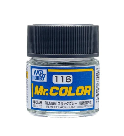 Mr Color Semi Gloss RLM66 Black Grey