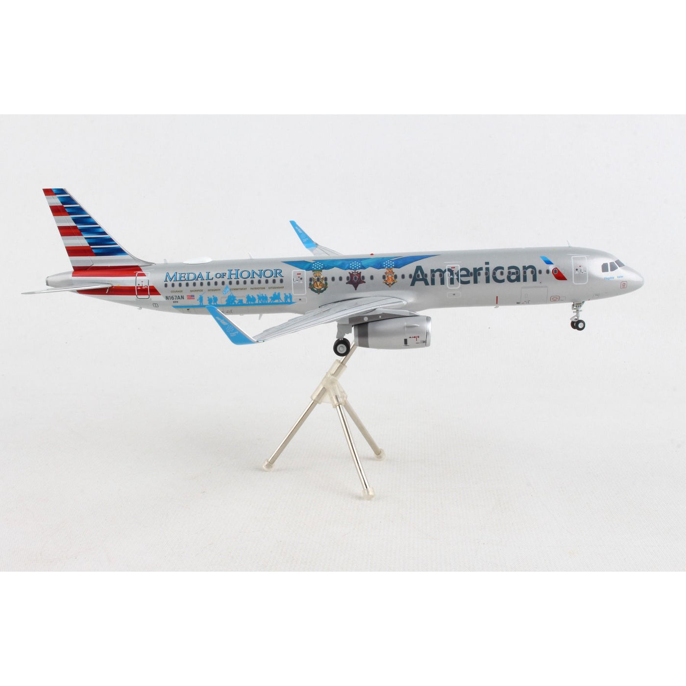 1/200 American Airlines A321 N167AN Flagship Valor/Medal of Honor