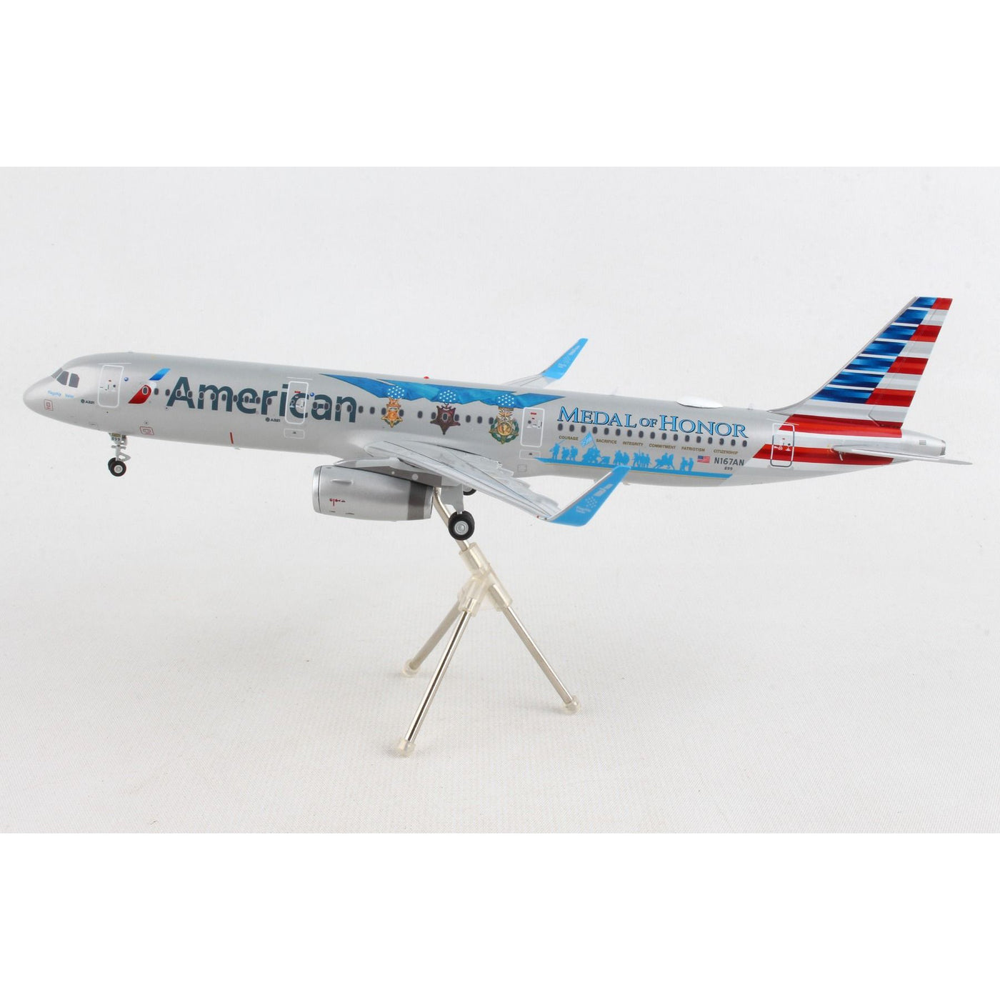 1/200 American Airlines A321 N167AN Flagship Valor/Medal of Honor