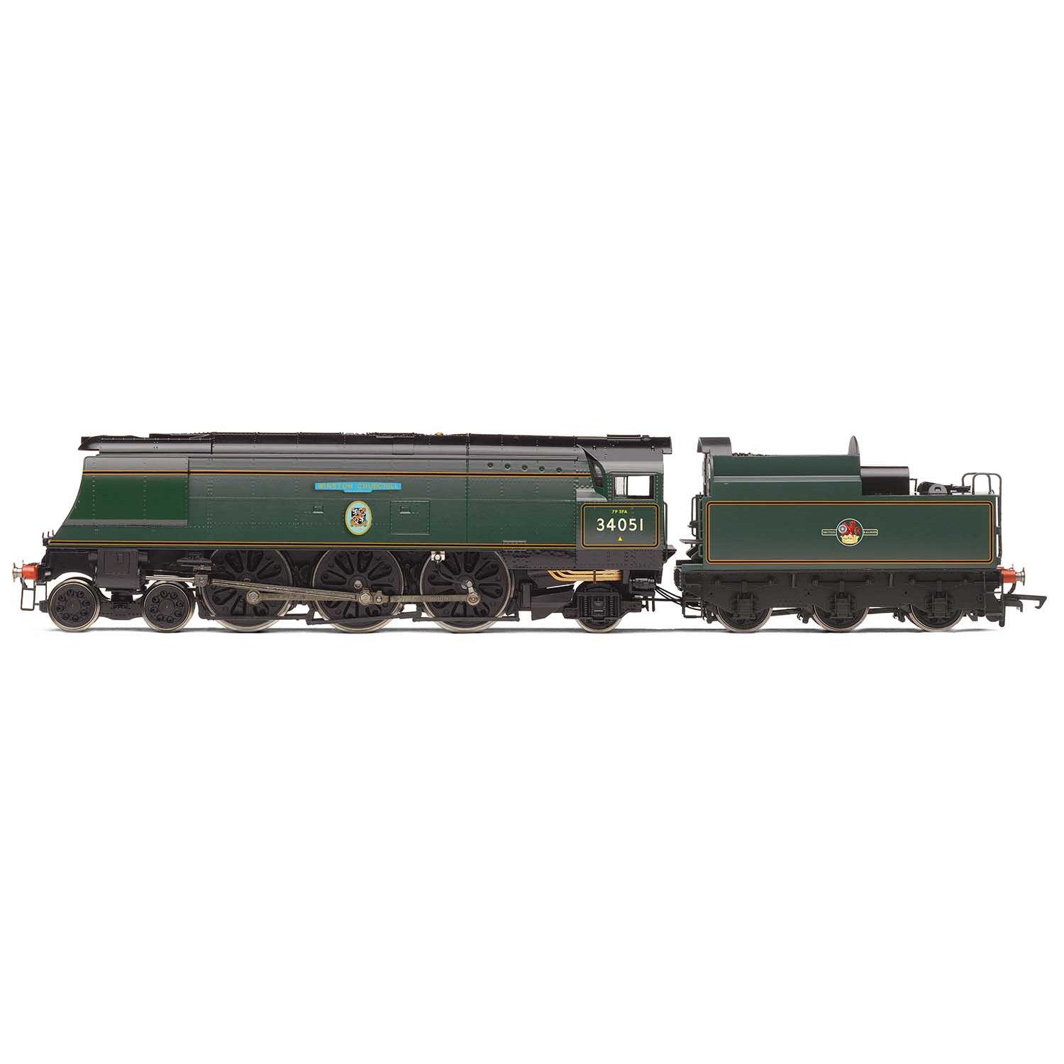 Hornby OO BR BATTLE OF BRITAIN CLASS 462 34051 WINSTON CHURCHILL ERA 11 ...