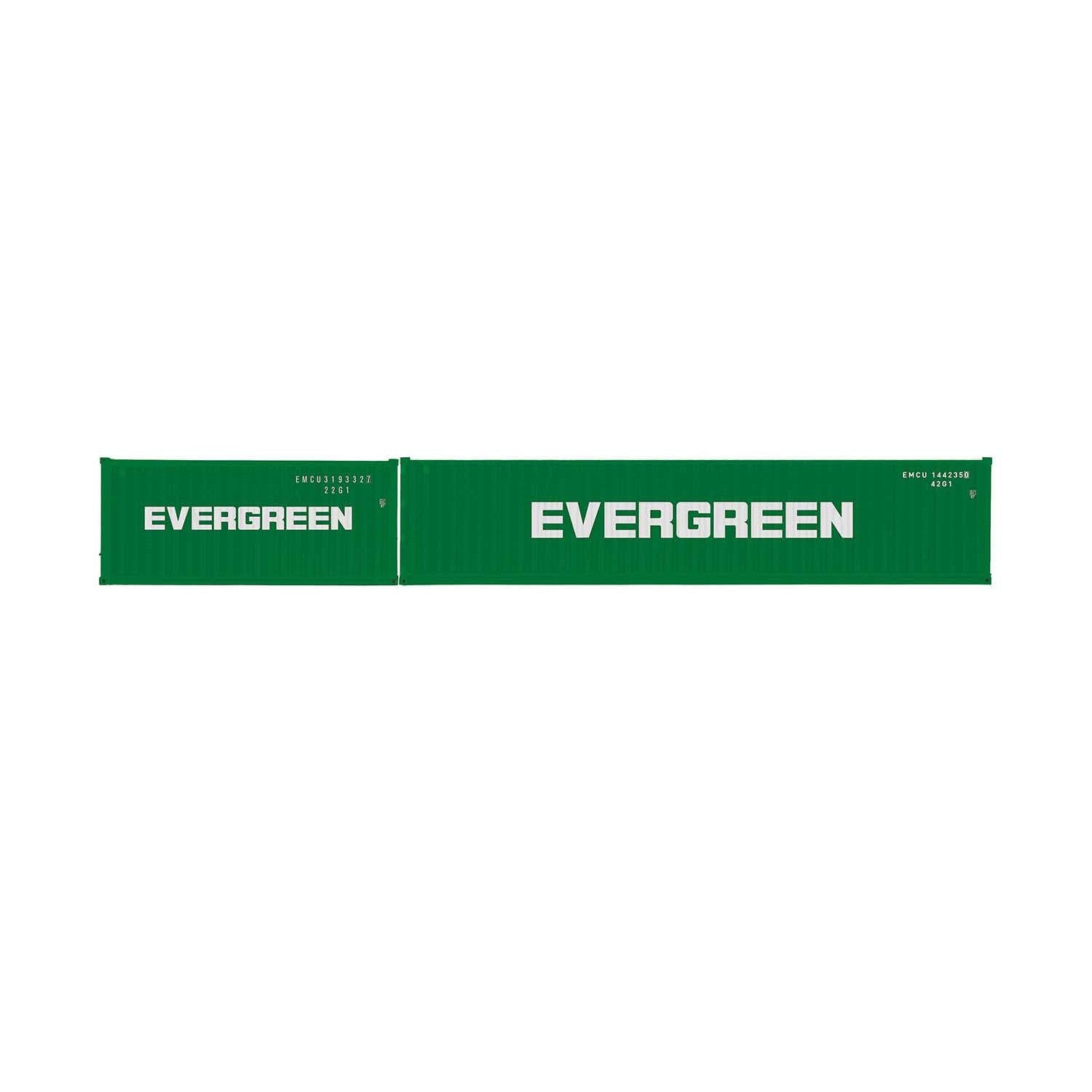 OO EVERGREEN CONTAINER PACK 1 X 20i AND 1 X 40i CONTAINERS ERA 11