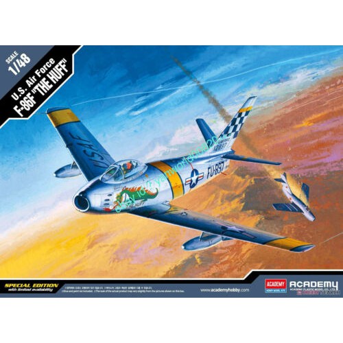 Academy 1/48 F86F The Huff Limited Edition Plastic Model Kit – Hobbyco